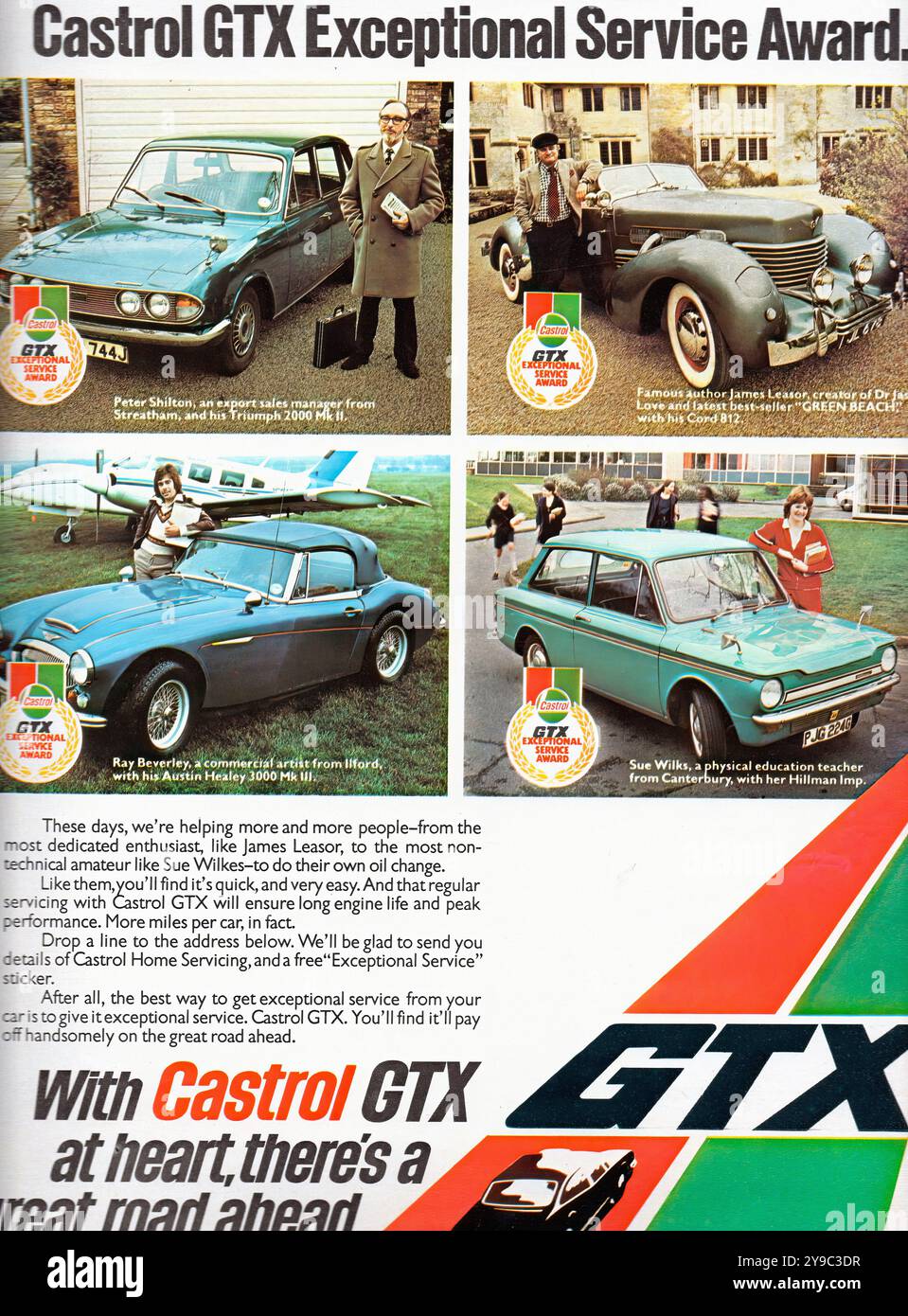 Castrol advert hi-res stock photography and images - Alamy