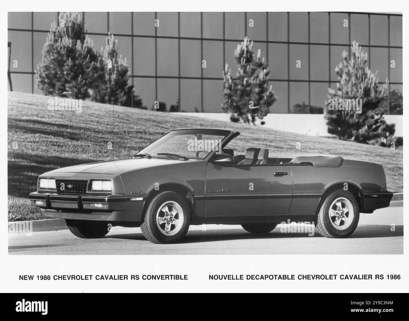Chevrolet Cavalier 0001 - Vintage press car advertising Stock Photo - Alamy