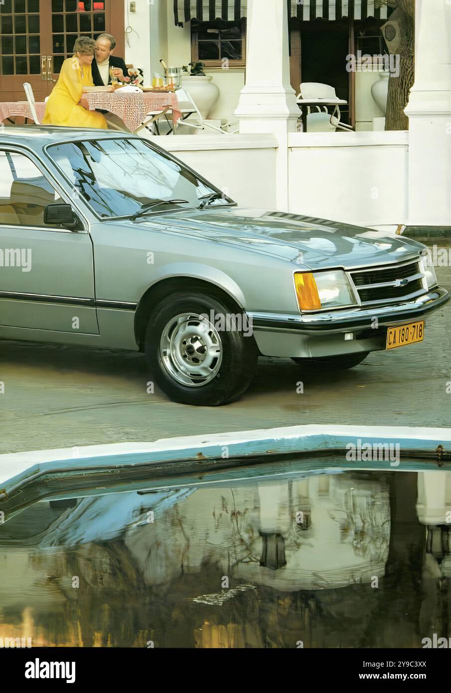 Chevrolet Commodore 0001 - Vintage press car advertising Stock Photo ...