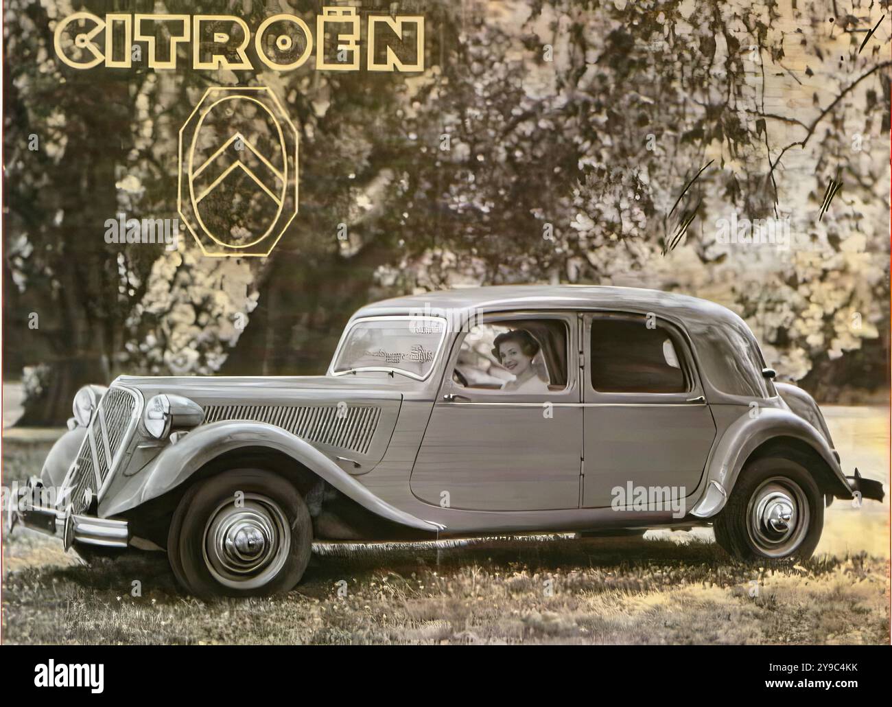 Citroen 15 Six Traction Avant (1954) - Vintage press car advertising ...