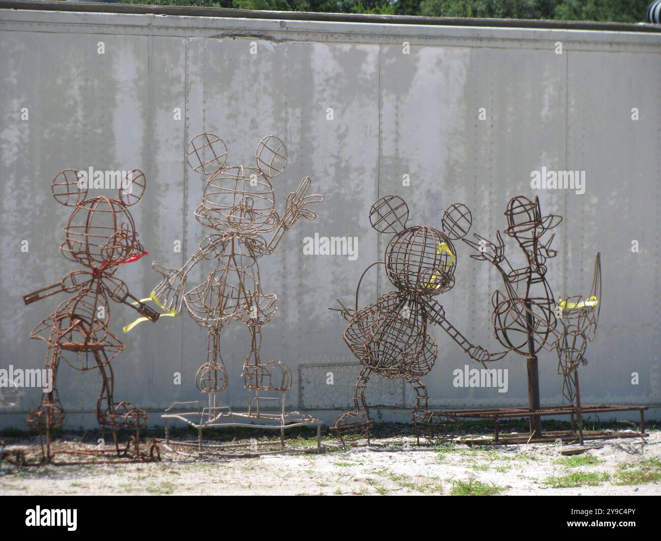 Disney Mickey and Friends Topiary Baskets Stock Photo - Alamy