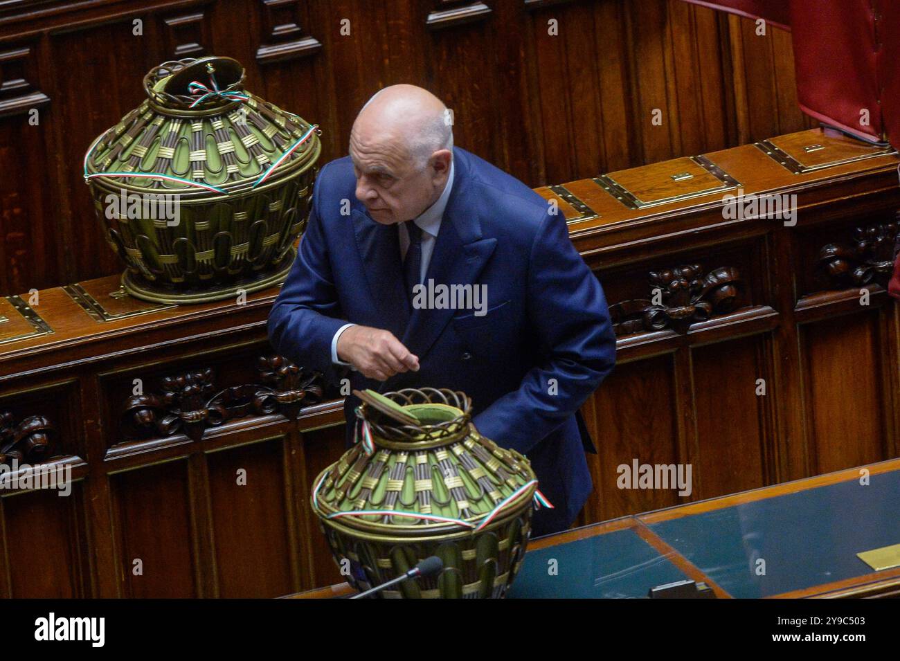 Italy, Rome, 8 October, 2024 : Chamber of Deputies, election of a judge ...