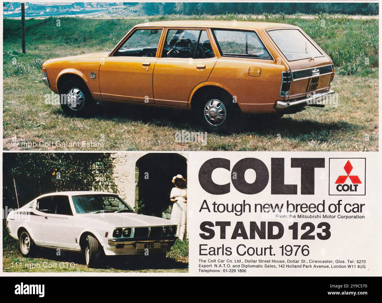 Colt Galant Estate & GTO (1977 models) - Vintage press car advertising ...