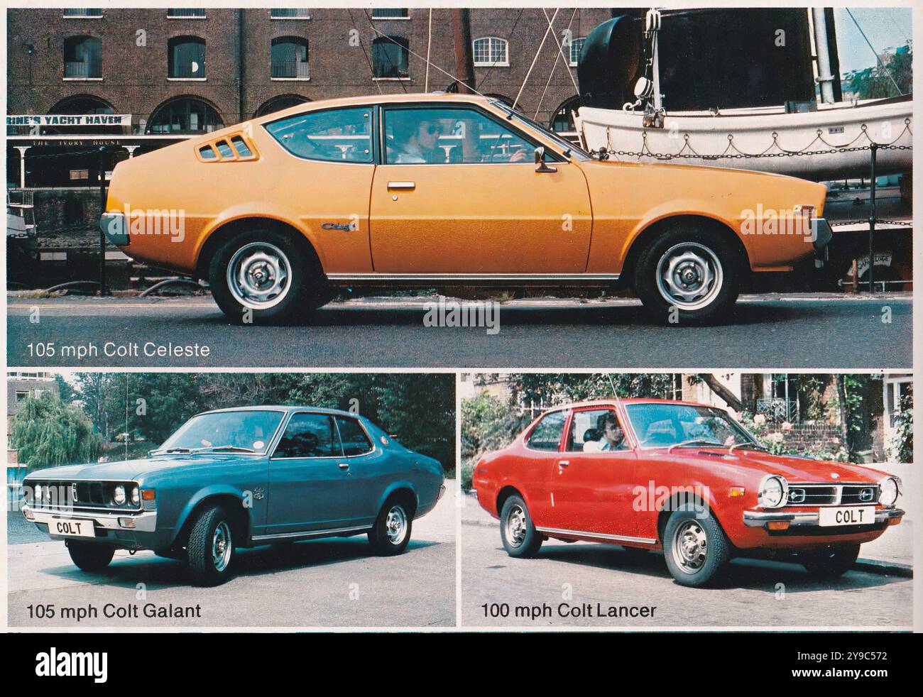 Colt Celeste, Galant & Lancer (1977 models) - Vintage press car ...