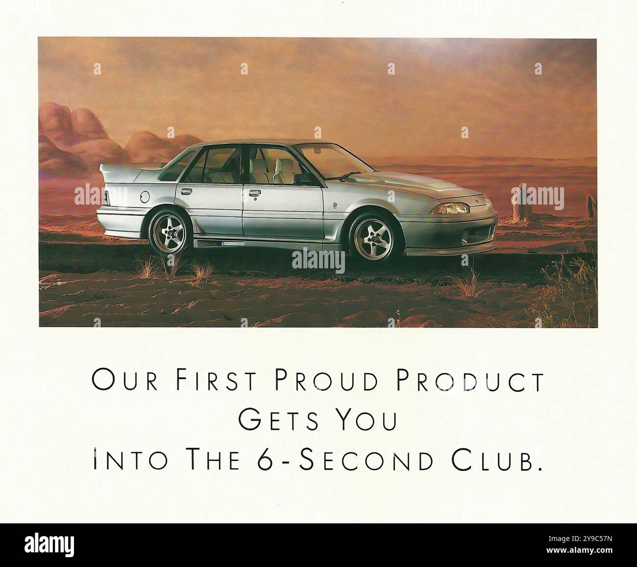 Commodore Group A SV - Vintage press car advertising Stock Photo - Alamy