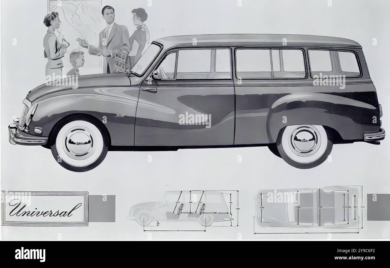 DKW Auto-Union 1000 Universal (1958) - Vintage press car advertising ...