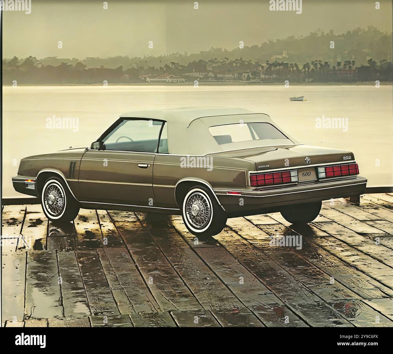 Dodge 600 - Vintage press car advertising Stock Photo - Alamy