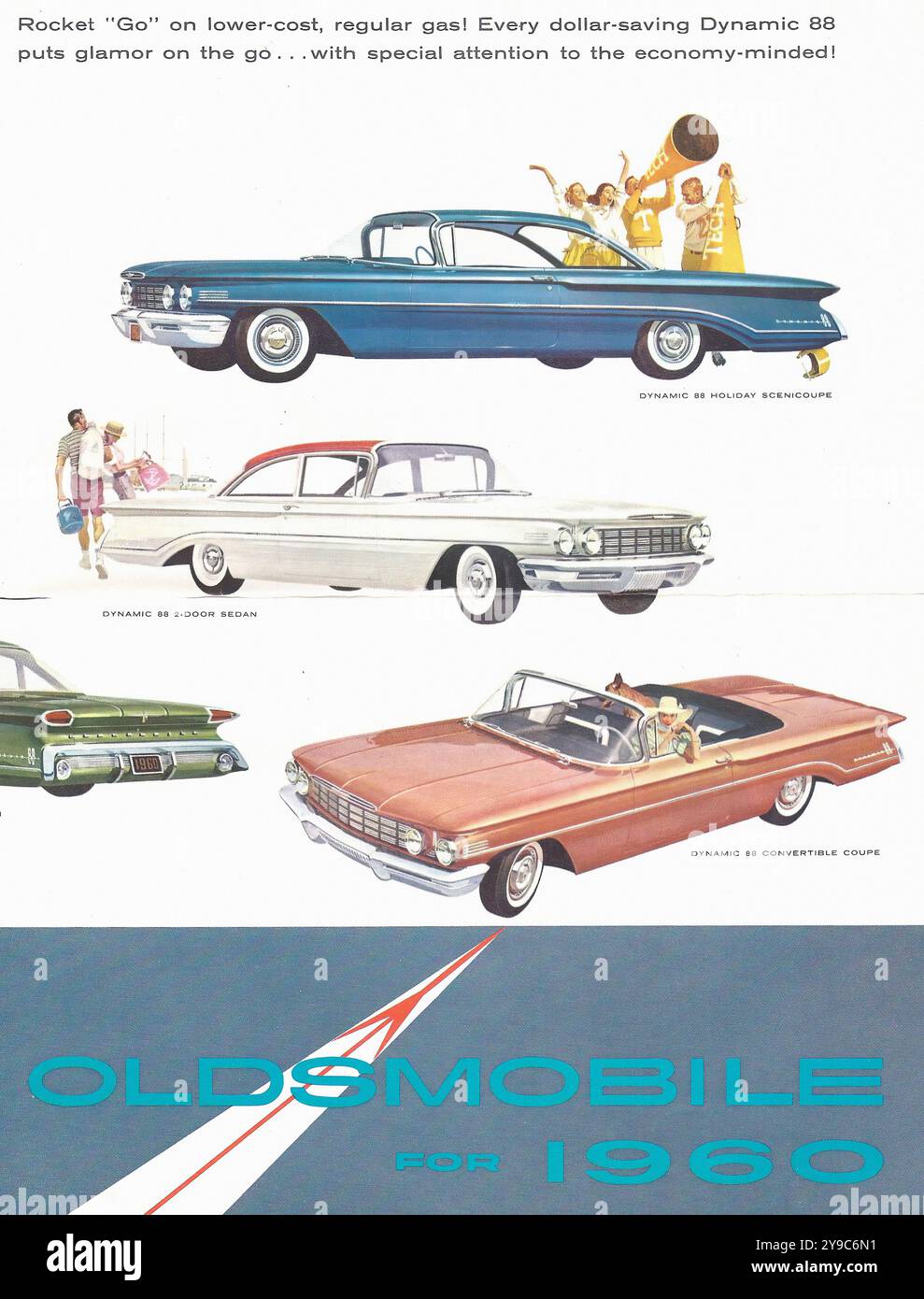 Dynamic 88 - Vintage press car advertising Stock Photo - Alamy