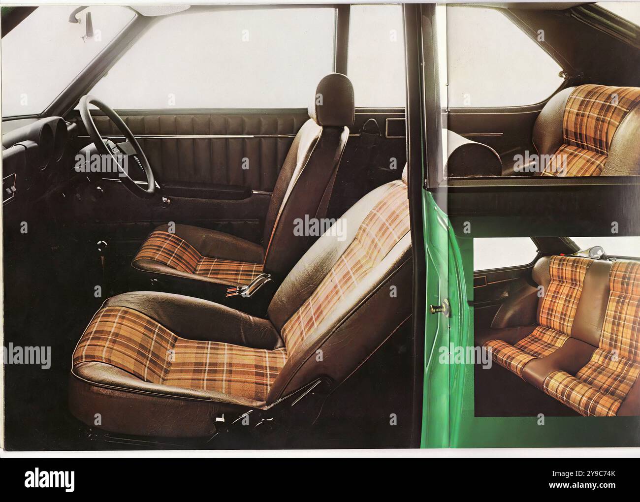 Fiat 128 3p Berlinetta 1977 0001 - Vintage press car advertising Stock ...