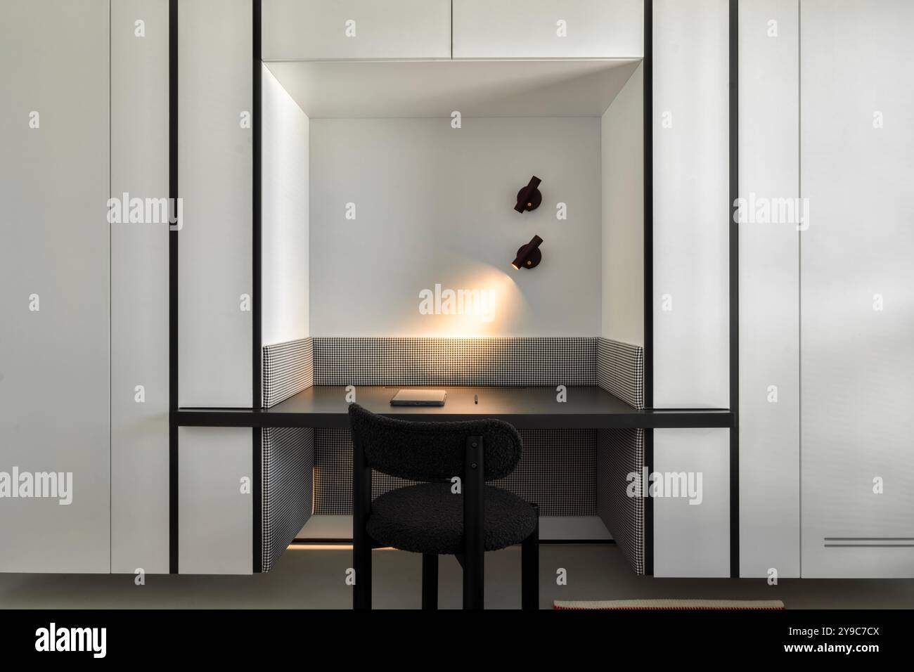 Explore the beauty of a modern minimalist workspace with elegant ...
