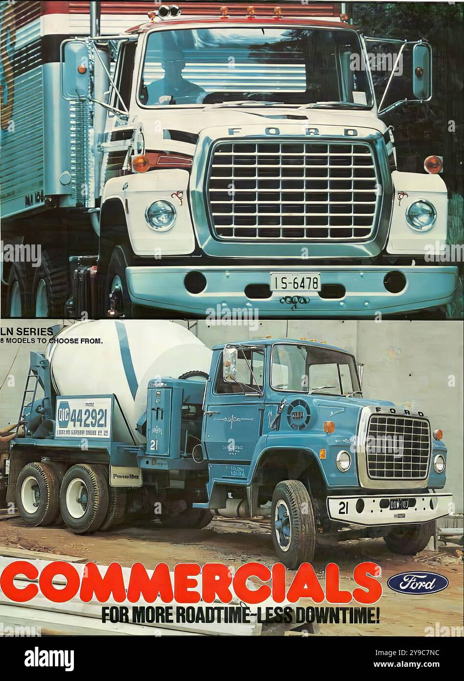 Ford Commercials 1976 - Louisville Line - Vintage press car advertising ...