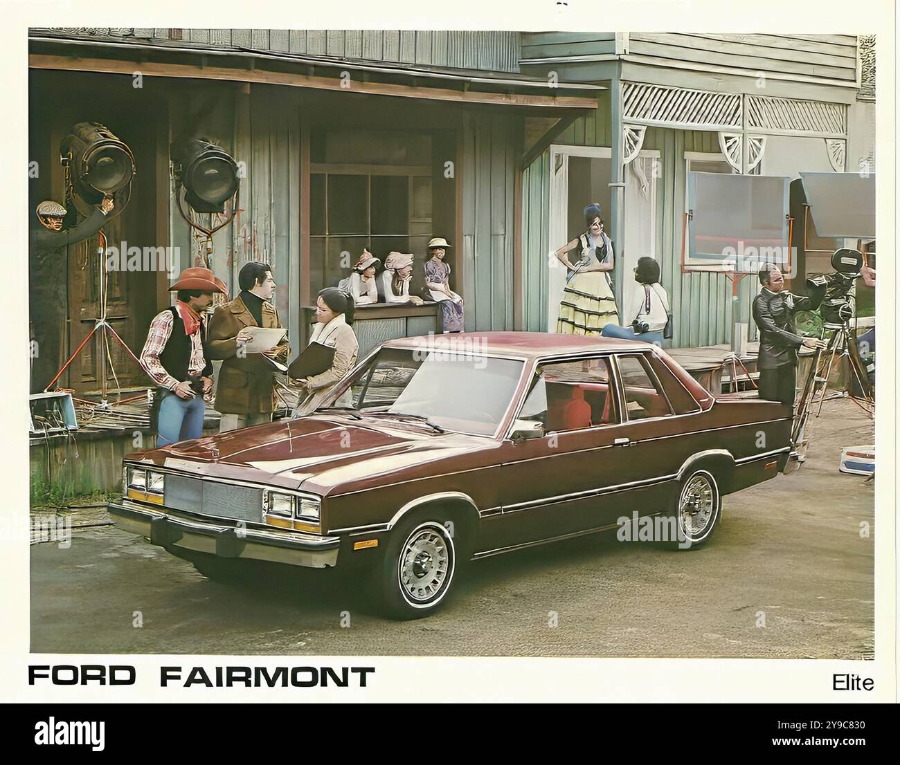 Ford Fairmont Elite - Vintage press car advertising Stock Photo - Alamy