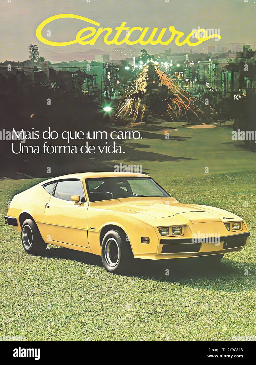 Ford Maverick based Centauro - Vintage press car advertising Stock ...