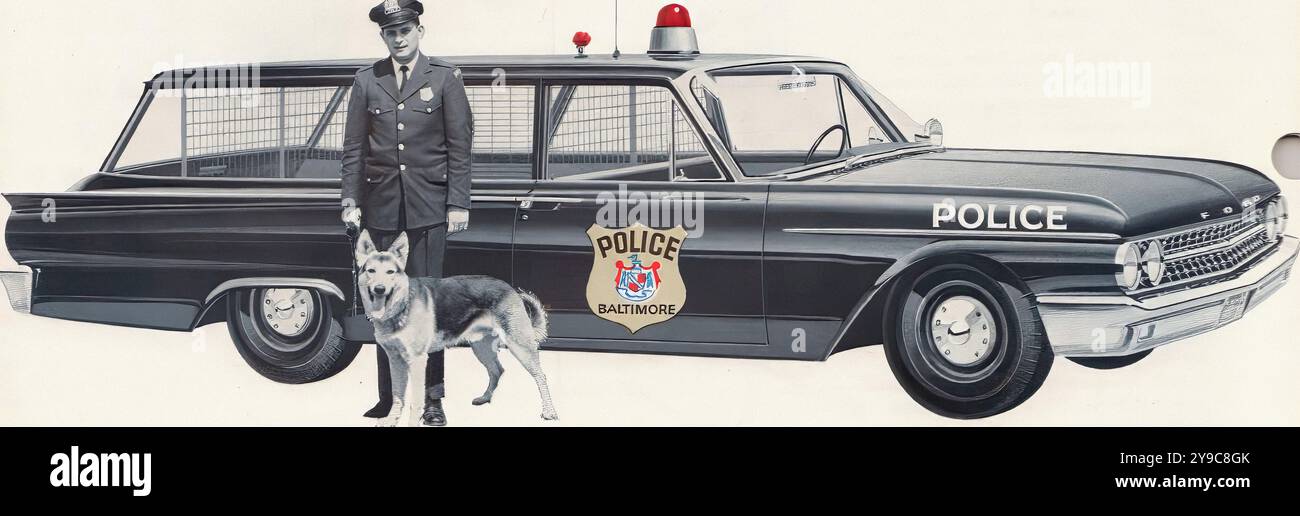 From the 1961 Ford Police Vehicle catalog - Vintage press car ...