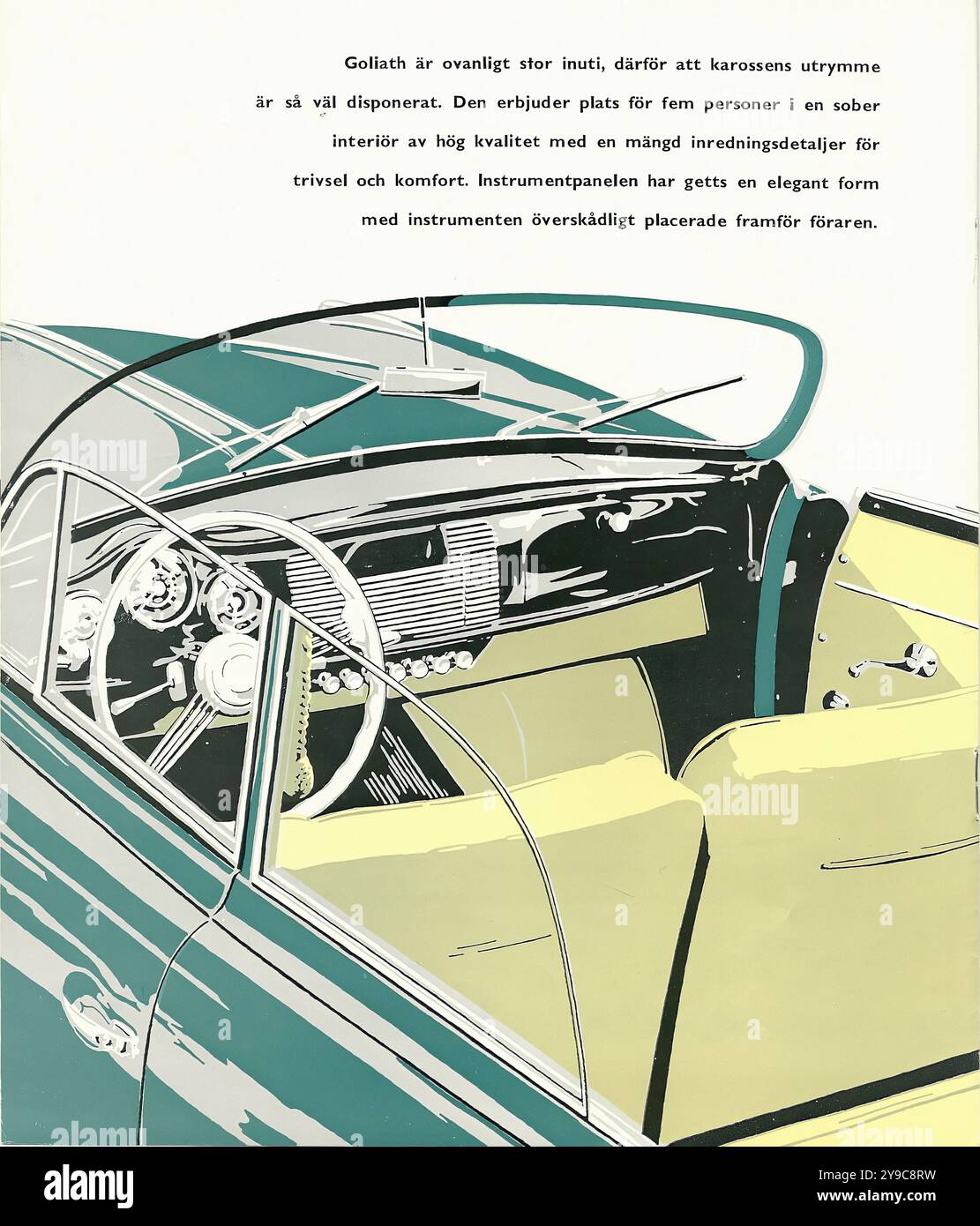 Goliath 0001 - Vintage press car advertising Stock Photo - Alamy