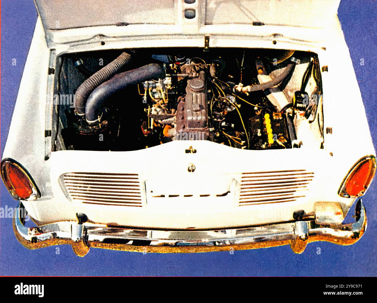 Hino Contessa 900 0001 - Vintage press car advertising Stock Photo - Alamy