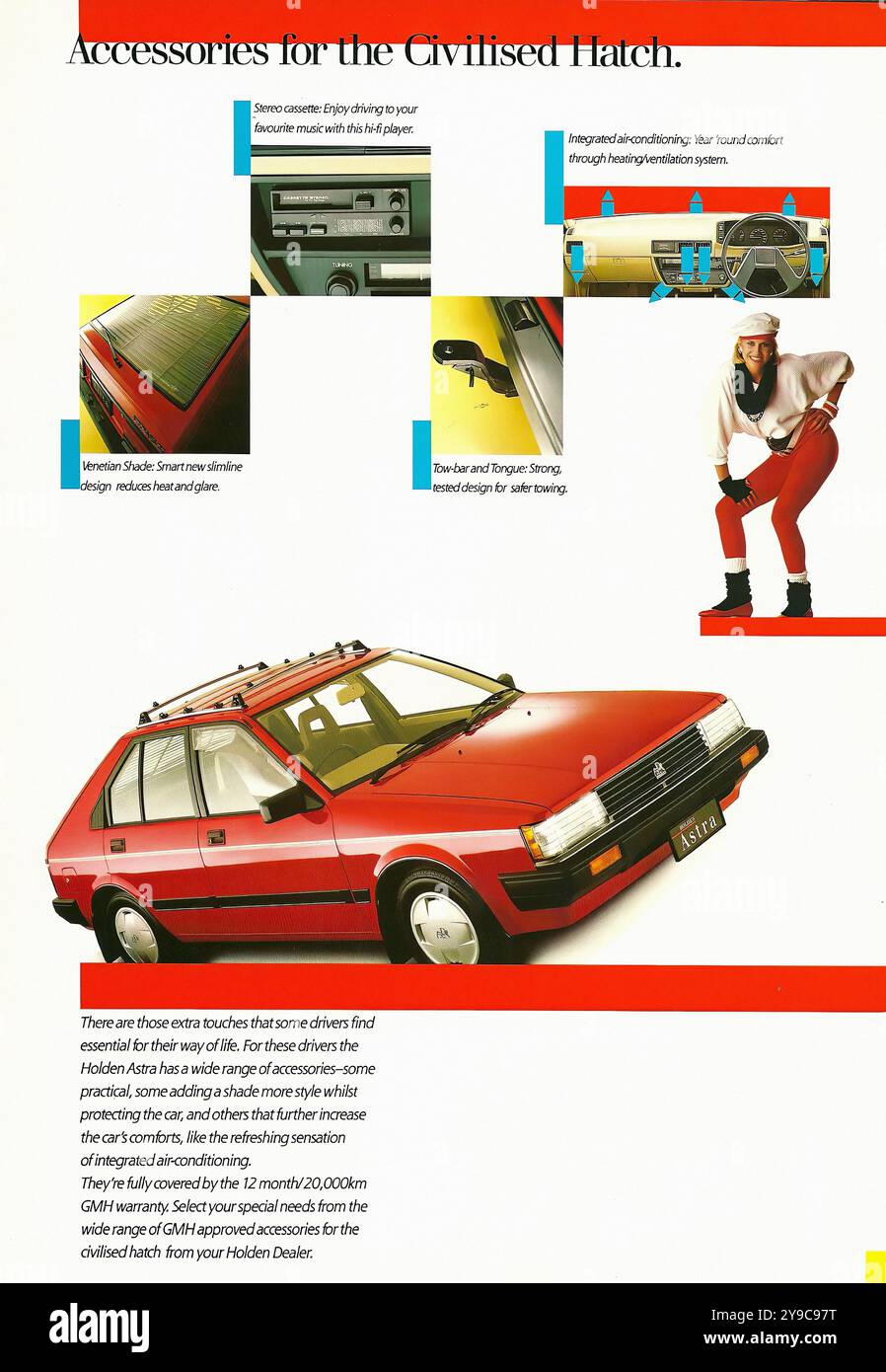 Holden Astra 1500 - Vintage press car advertising Stock Photo - Alamy