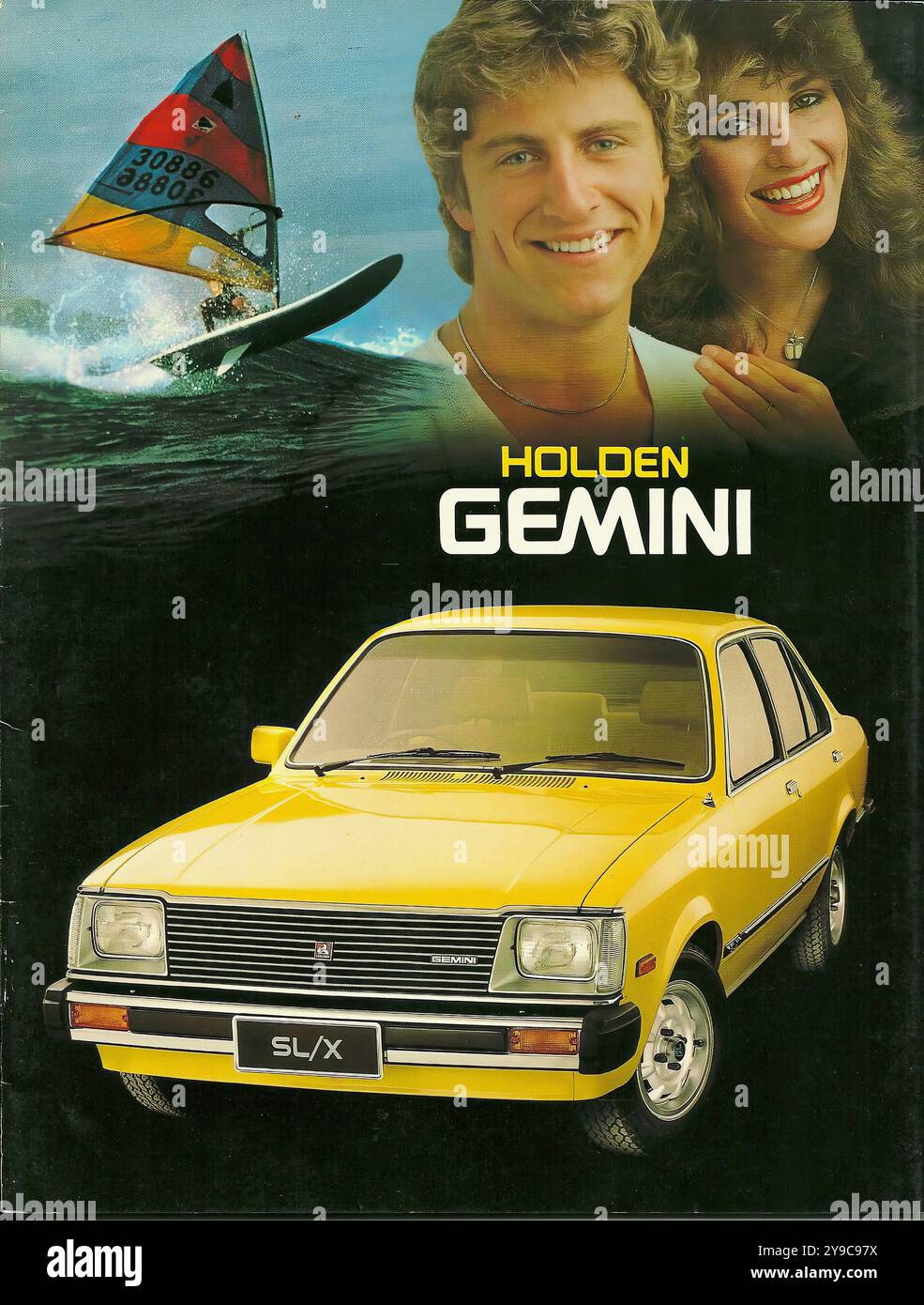 Holden Gemini - Vintage press car advertising Stock Photo - Alamy