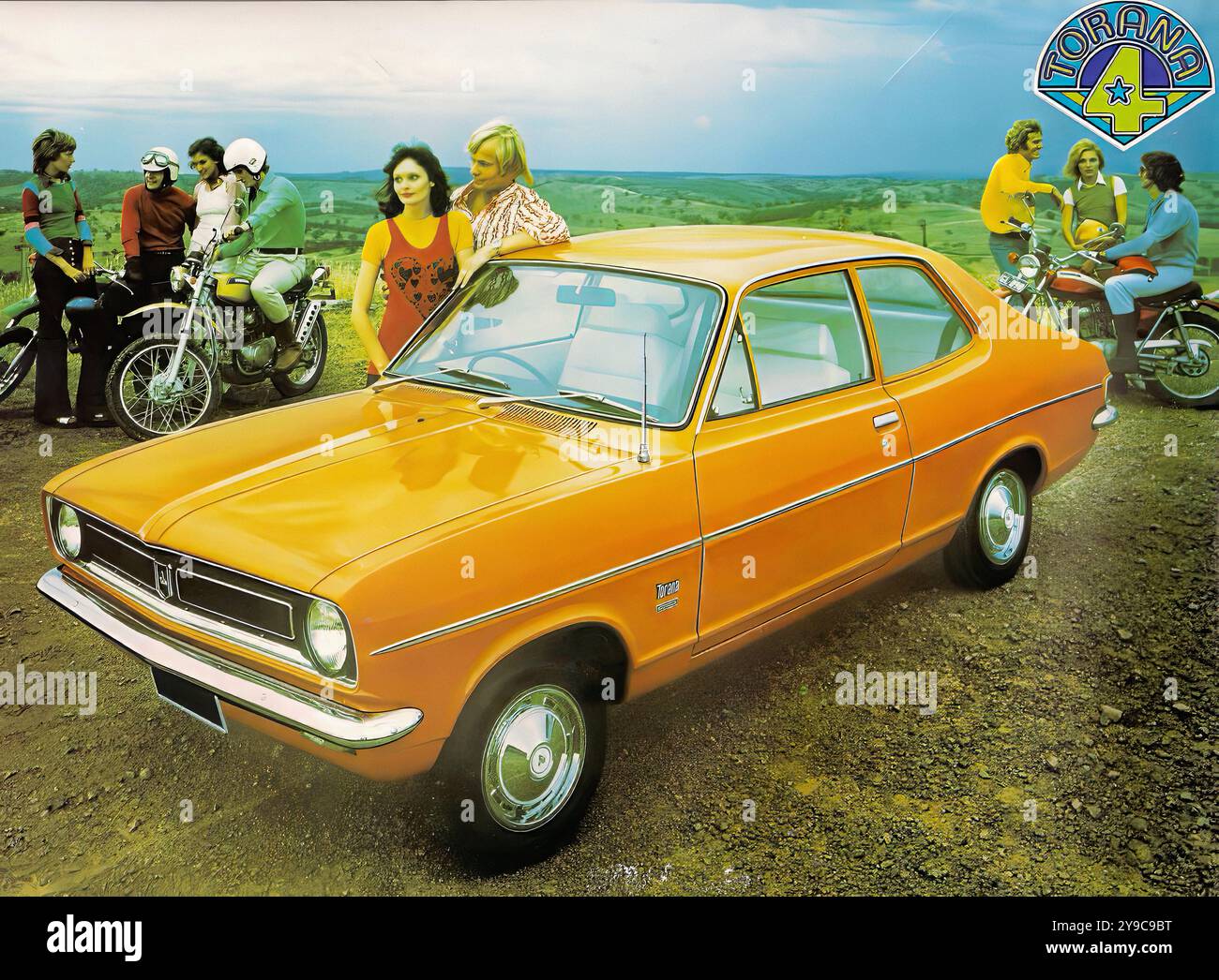 Holden Torana 1760 - Vintage press car advertising Stock Photo - Alamy