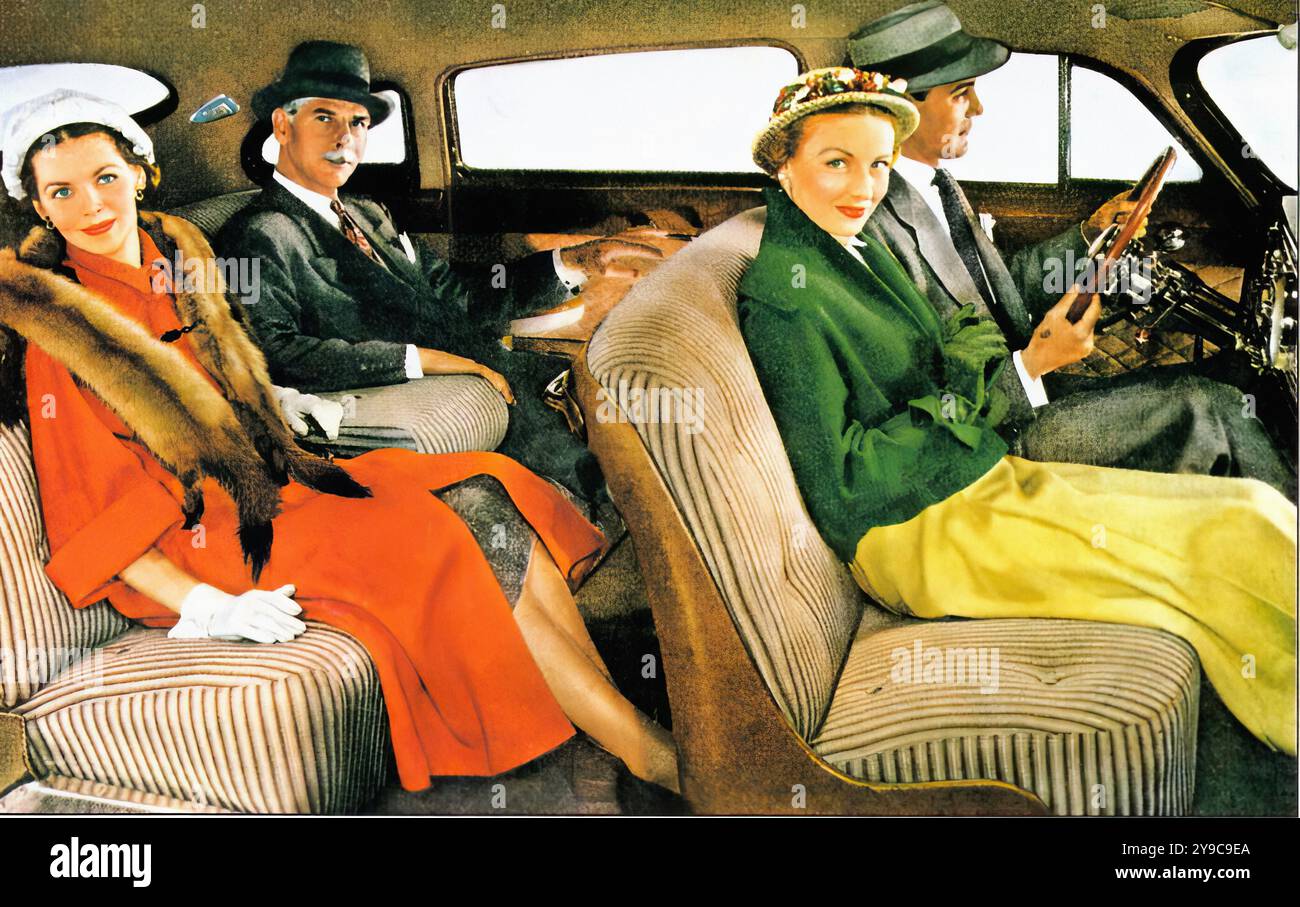 Hudson Step-down interior (1949-53) 0001 - Vintage press car ...