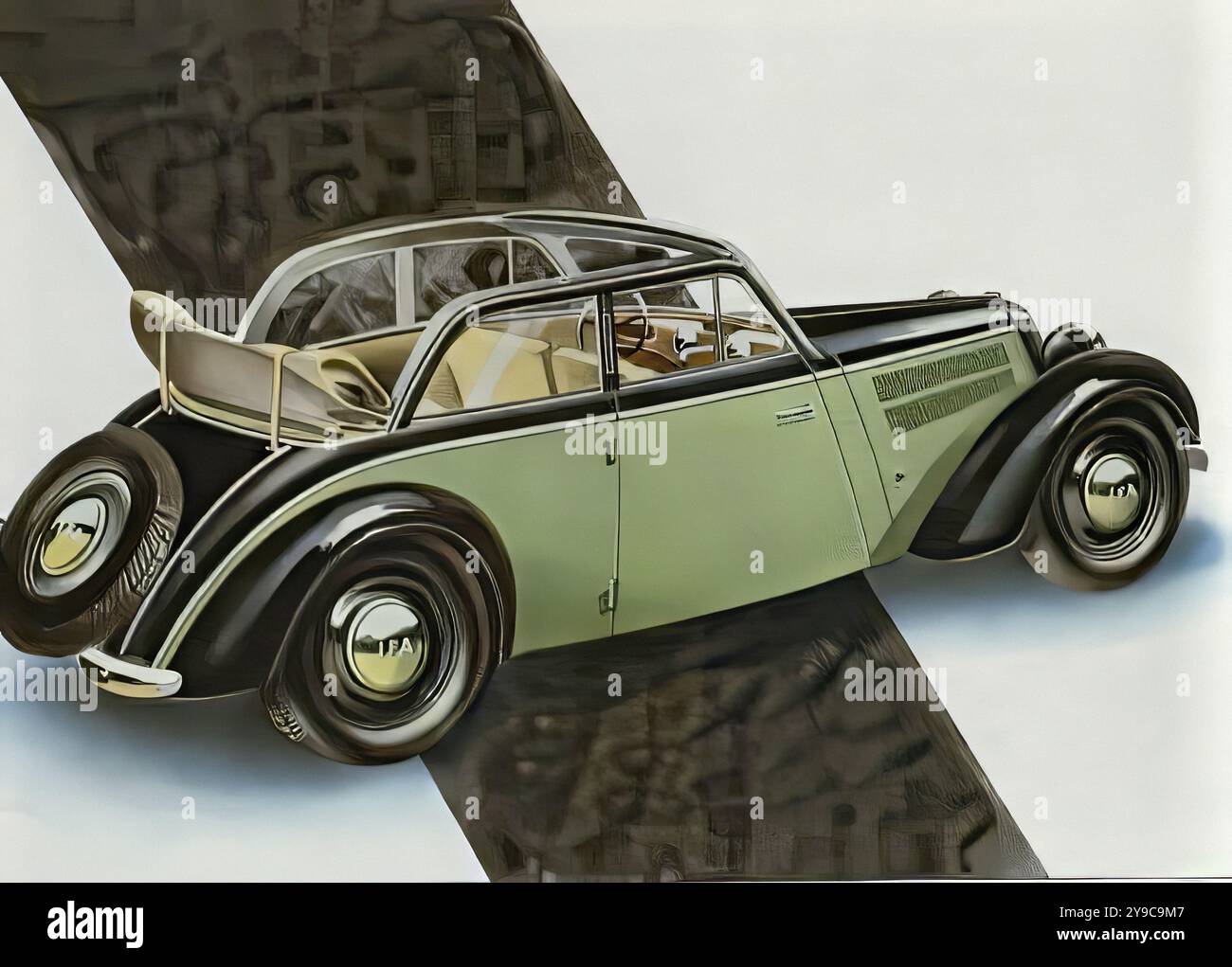 IFA DKW F8 Cabrio Limousine (1949-55) - Vintage press car advertising ...