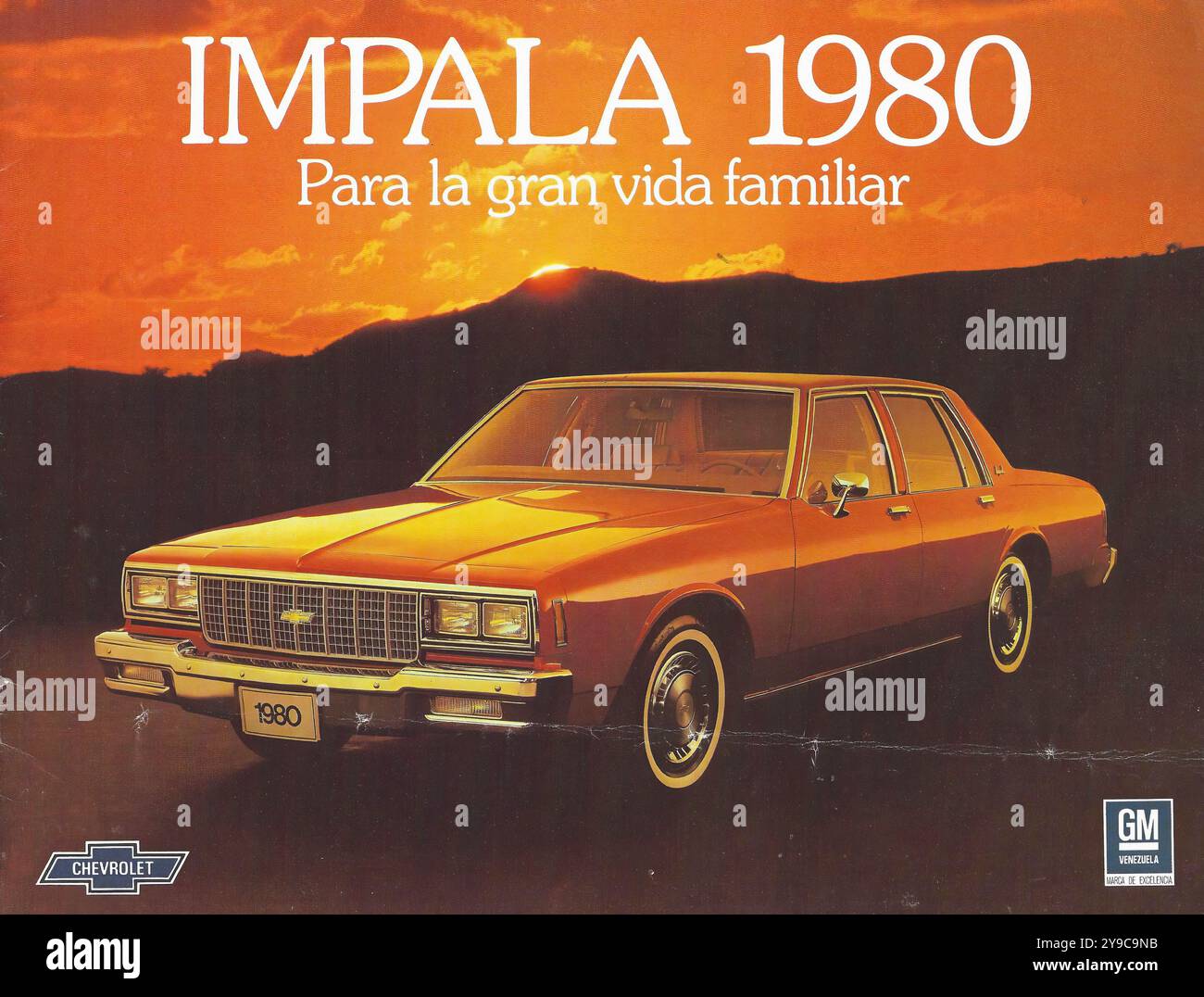 Impala - Vintage press car advertising Stock Photo - Alamy