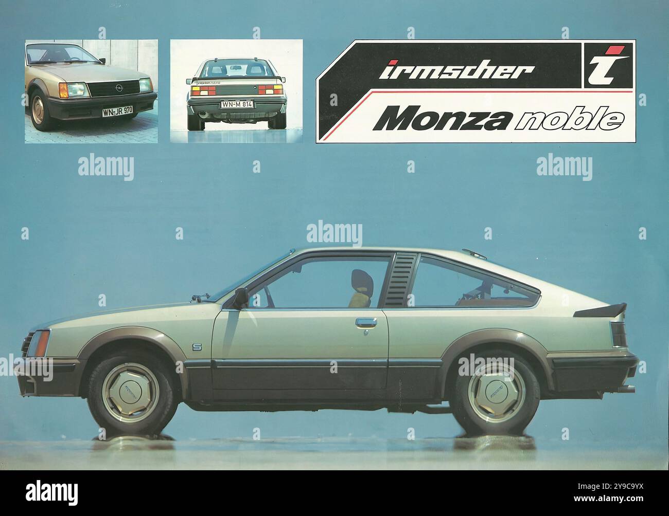 Irmscher Monza noble 1982 - Vintage press car advertising Stock Photo ...