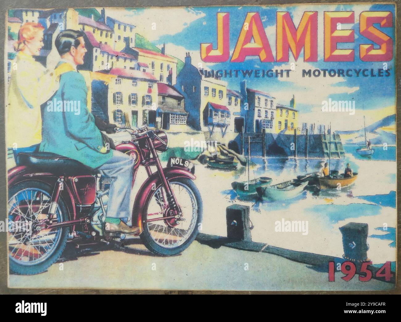 James Lightweight Motorcycles (1954) - Vintage press car advertising ...