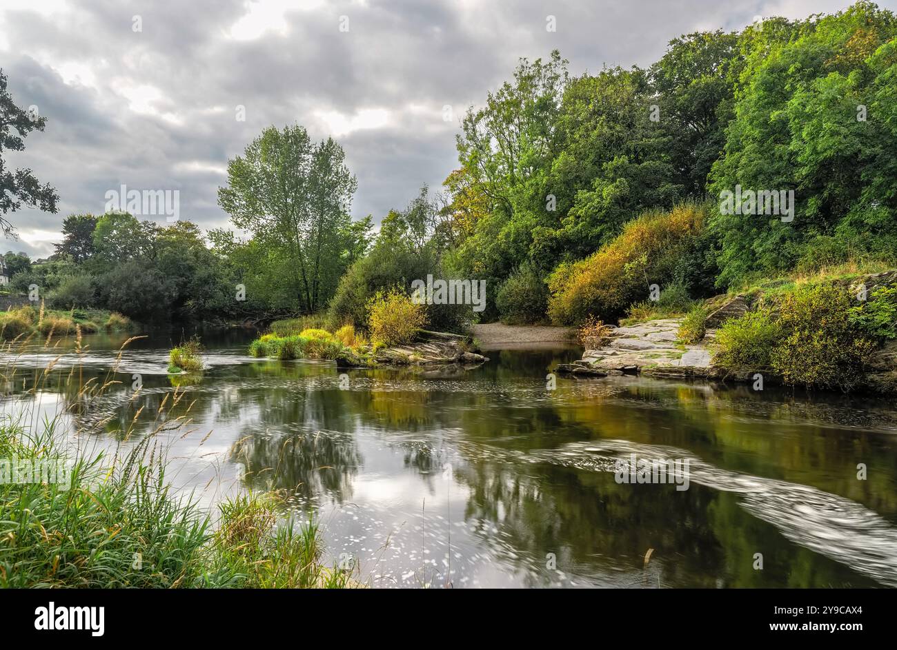Farm river pollution wales hi-res stock photography and images - Alamy