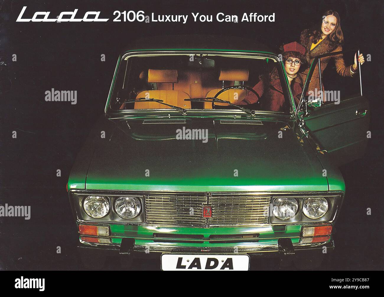 Lada 2106 - Vintage press car advertising Stock Photo - Alamy