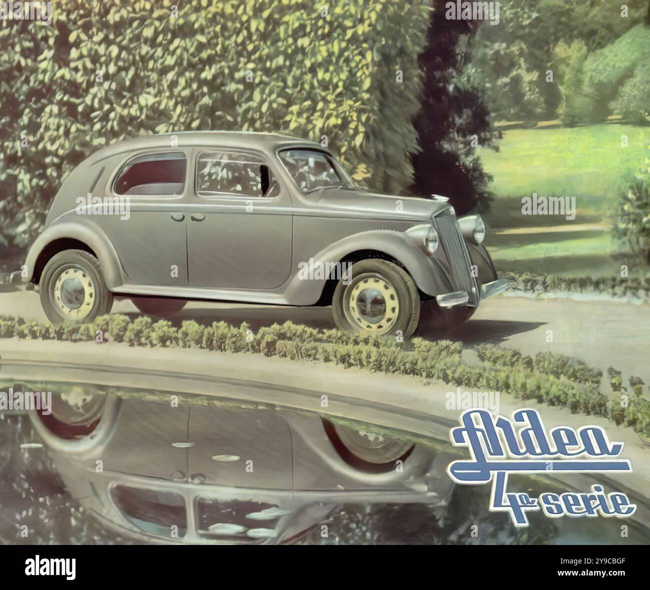 Lancia Ardea 4th Series (1949-52) - Vintage press car advertising Stock ...