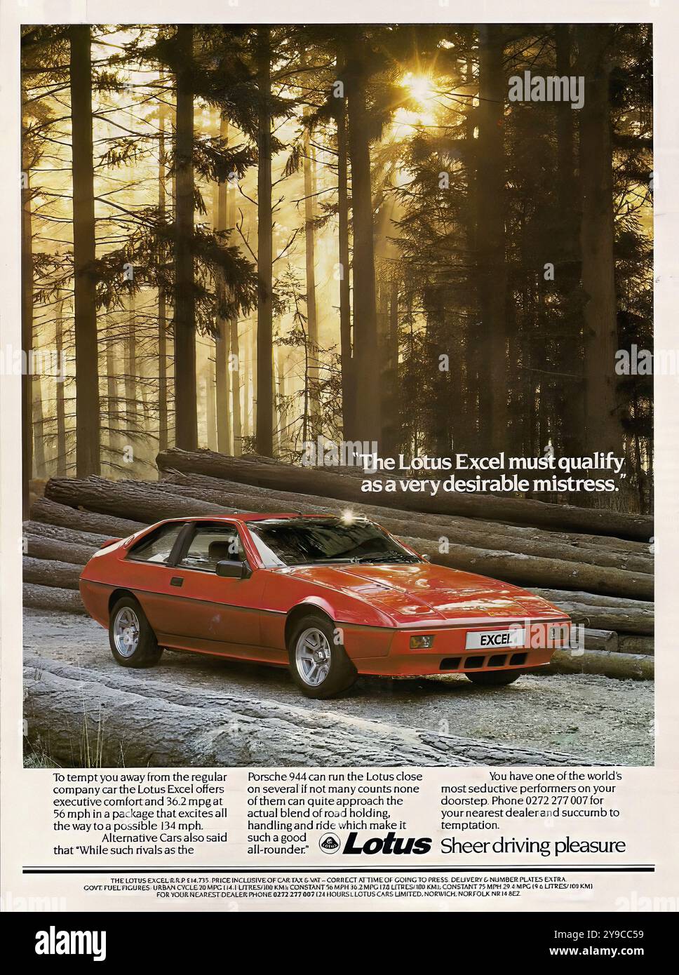 1984 lotus excel hi-res stock photography and images - Alamy