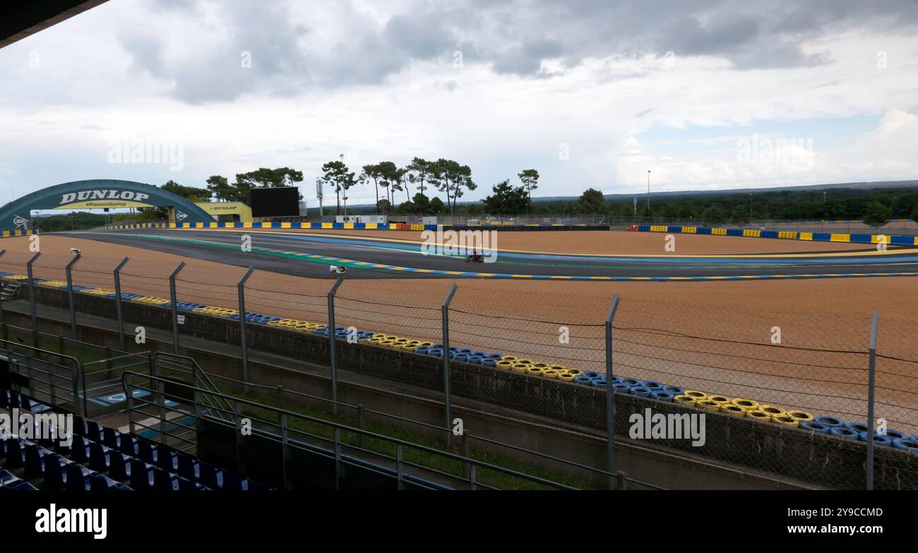 The famous Dunlop Bridge on the The Bugatti Circuit, located within the ...