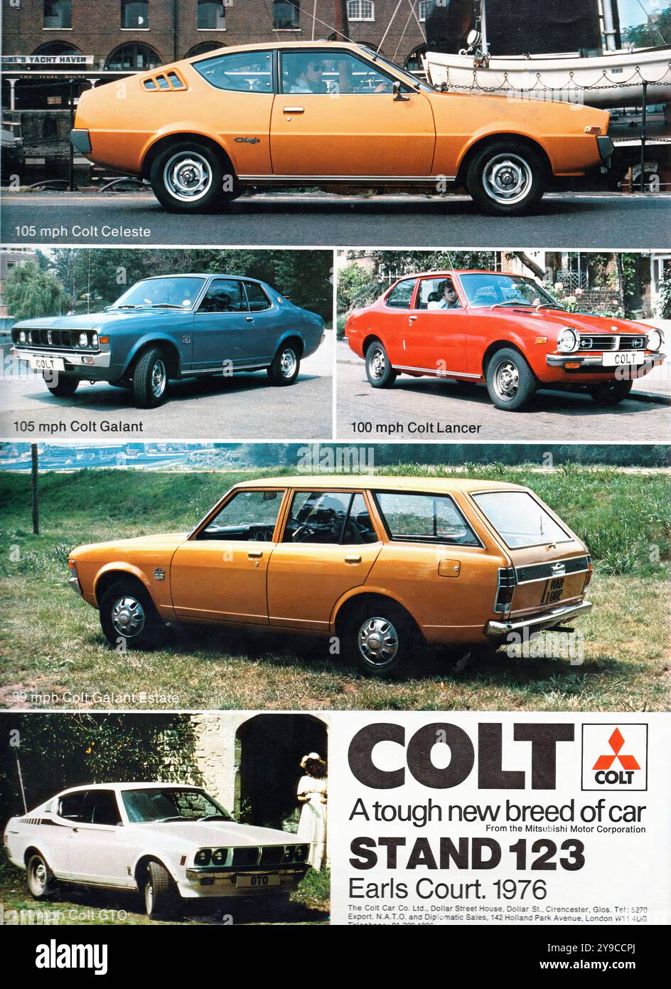 Mitsubishi Colt Celeste, Galant, Lancer, Galant Estate & GTO (1976 ...