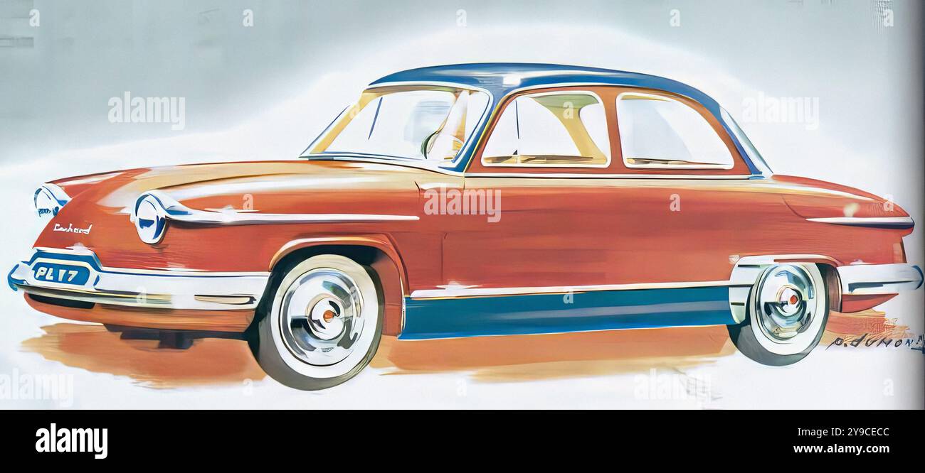 Panhard PL17 Grand Standing (1960) - Vintage press car advertising ...