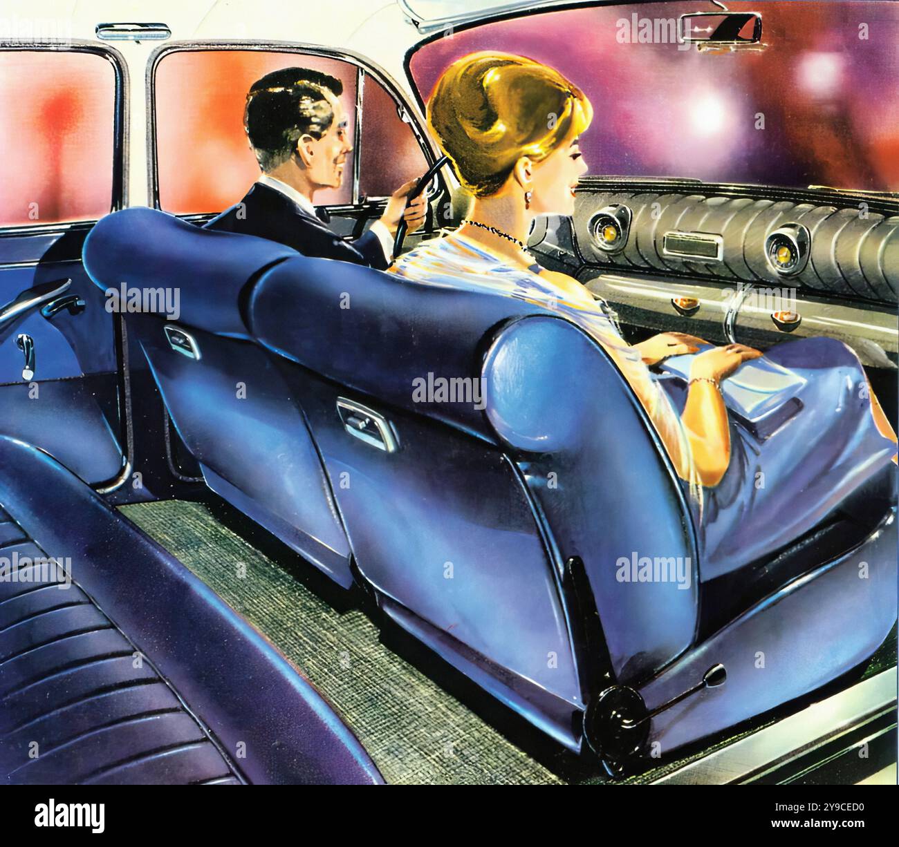 Panhard PL17 Relmax Interior (1961) - Vintage press car advertising ...