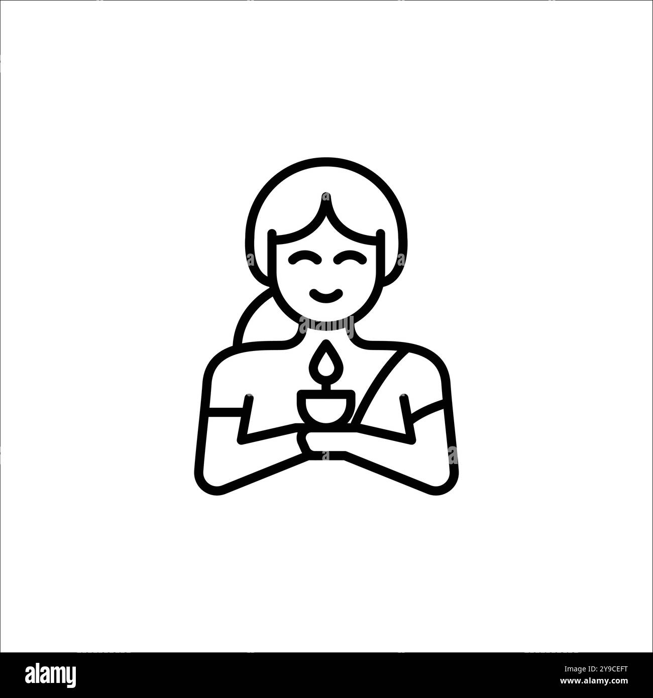 Woman holding diya icon Stock Vector Image & Art - Alamy Woman holding diya icon Stock Vector Image & Art - Alamy