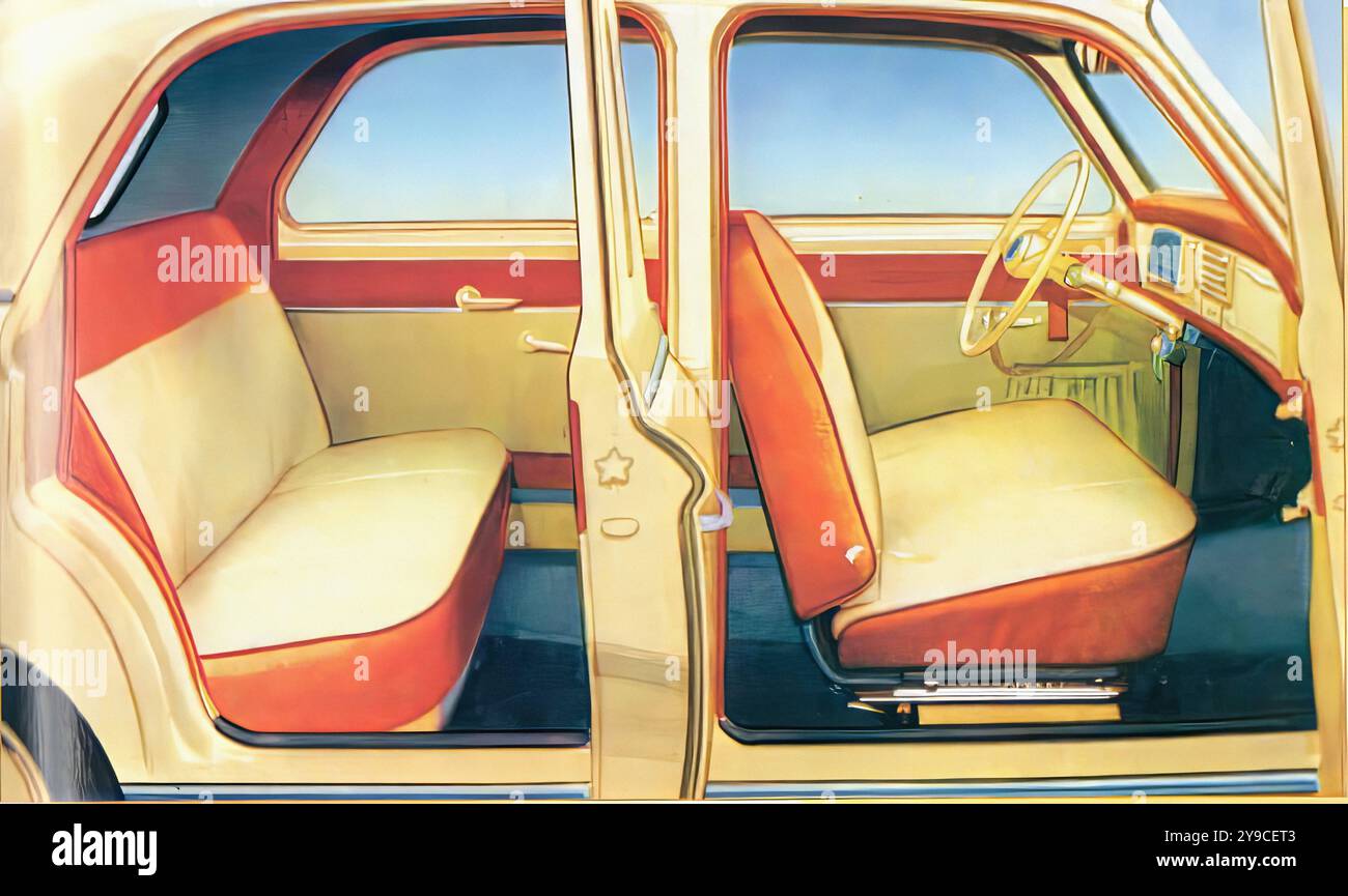 Peugeot 403 Sept (1960) - Vintage press car advertising Stock Photo - Alamy