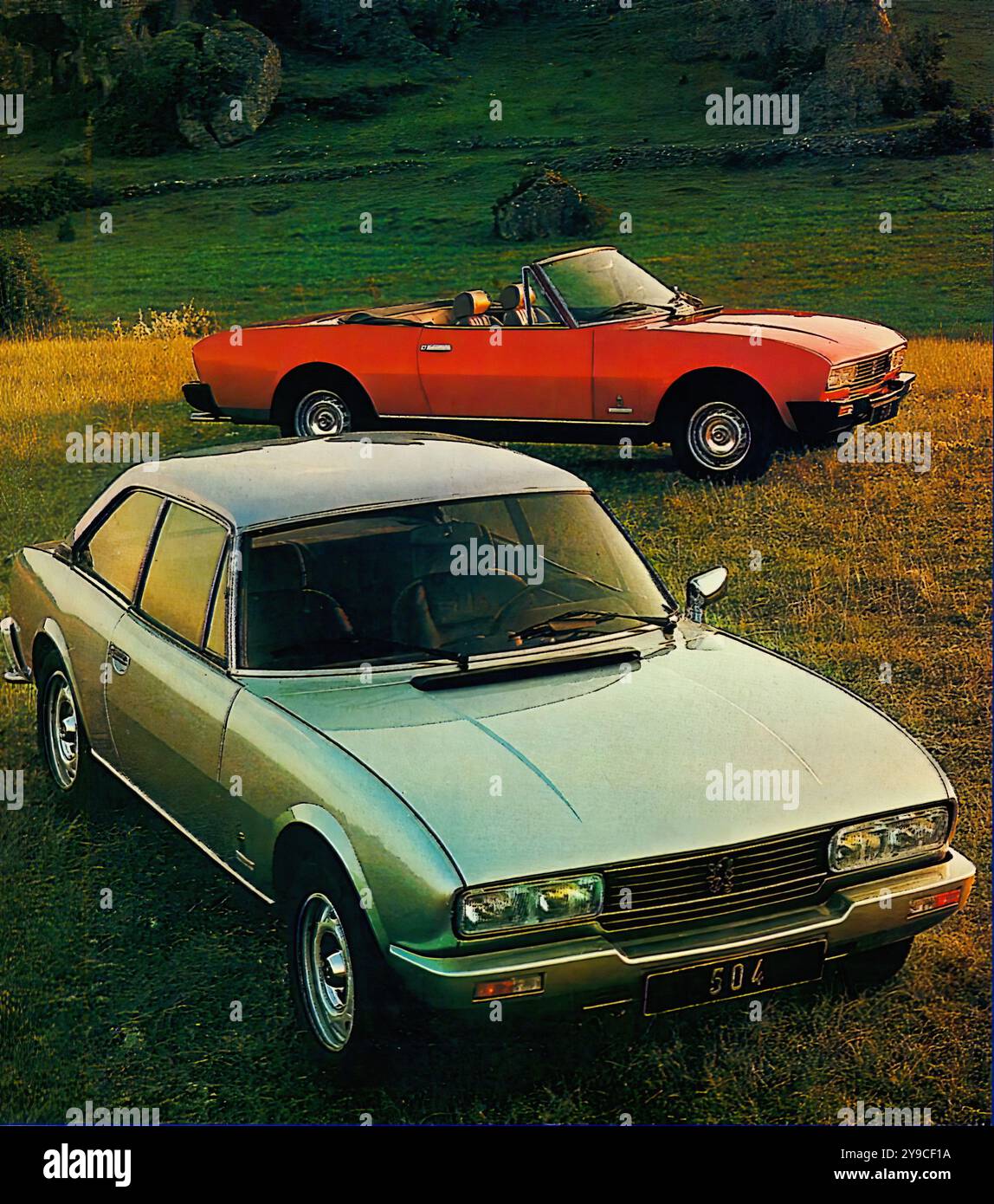 Peugeot 504 Coupé & Cabriolet (1980) - Vintage press car advertising ...