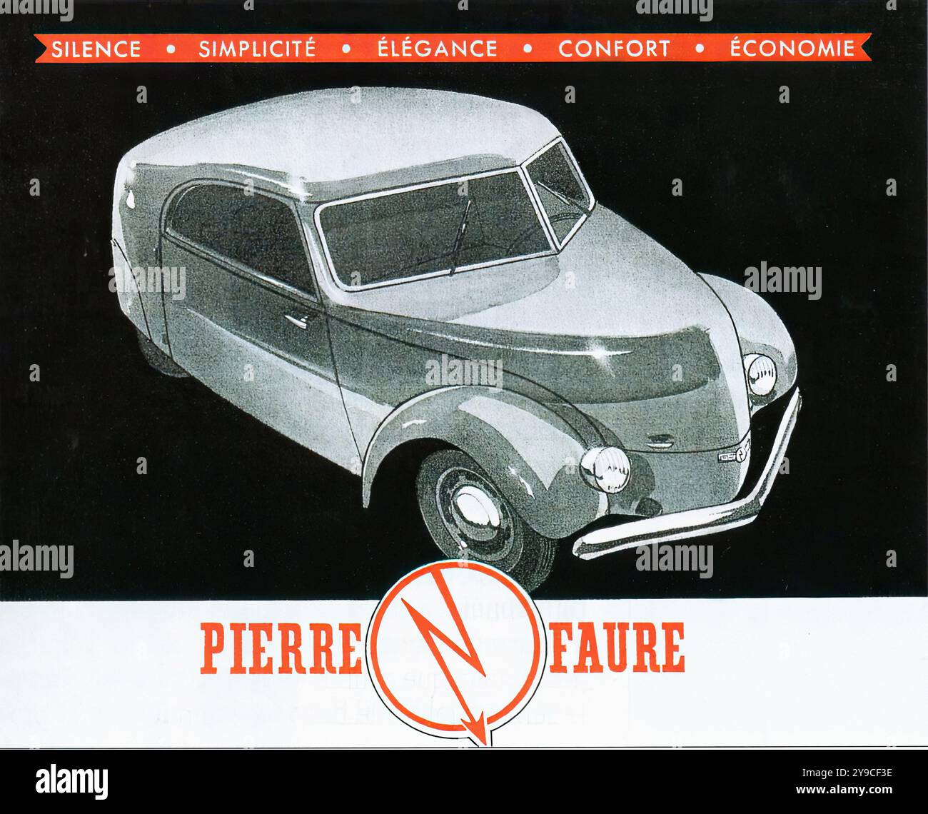 Pierre Faure (1946) - Vintage press car advertising Stock Photo - Alamy