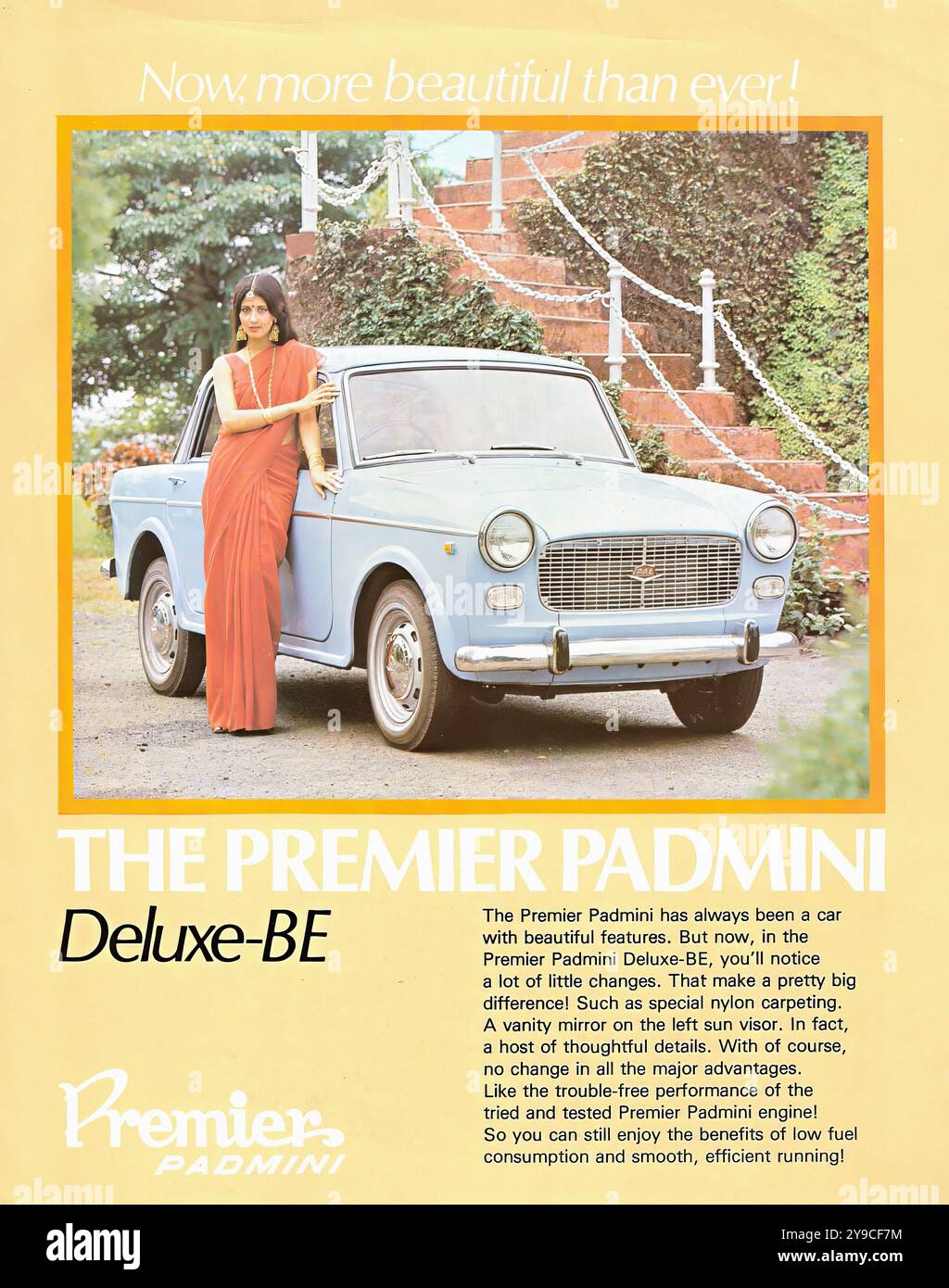 Premier Padmini - Vintage press car advertising Stock Photo - Alamy