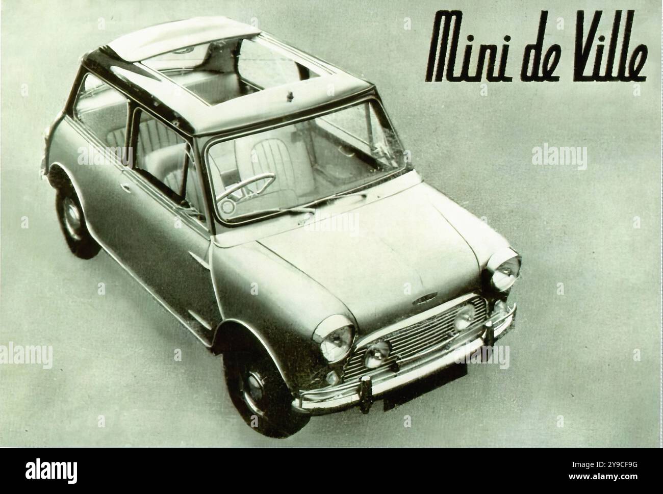 Radford Mini deVille (1963) - Vintage press car advertising Stock Photo ...