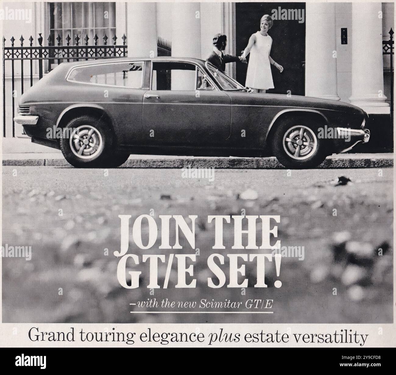 Reliant Scimitar GT E (1969 model) - Vintage press car advertising ...