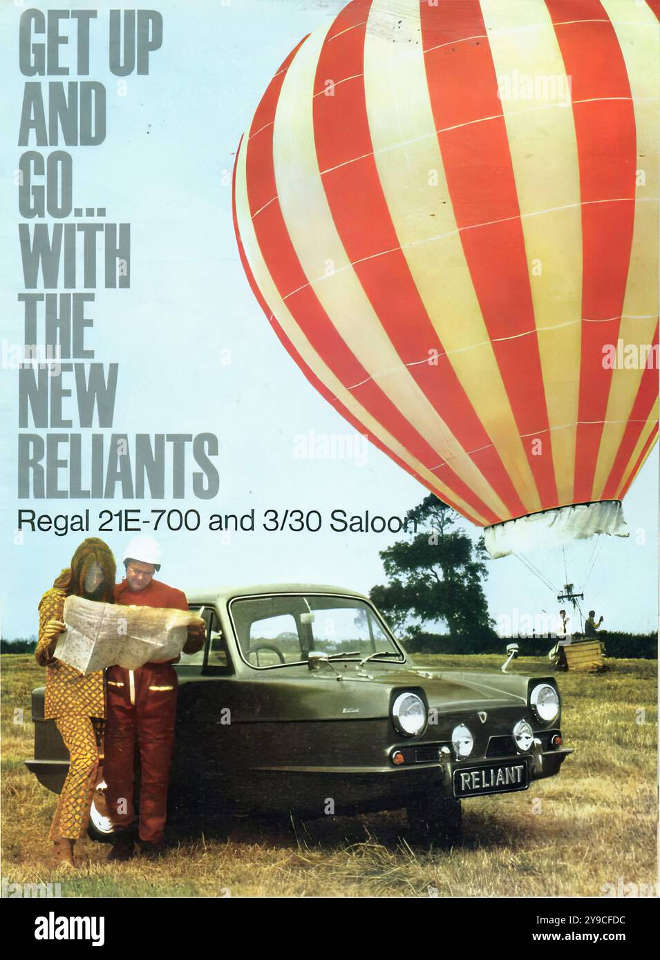 Reliant Regal 21E 700 and 3 30 Saloon (1969-73) - Vintage press car ...