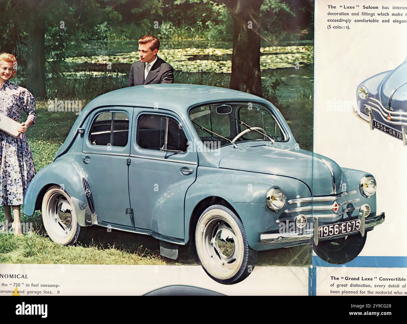 Renault 750 1956 (British assembled 4CV) 0004 - Vintage press car ...