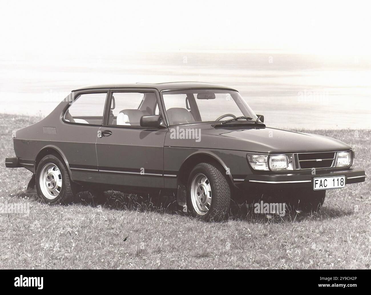 SAAB 99 GL - Vintage press car advertising Stock Photo - Alamy