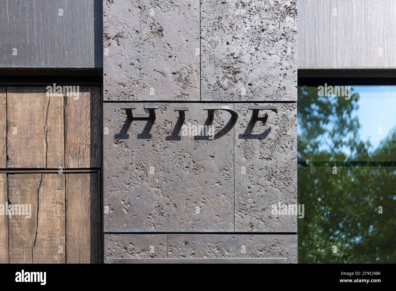 Hide restaurant sign, Piccadilly, London England UK Stock Photo - Alamy