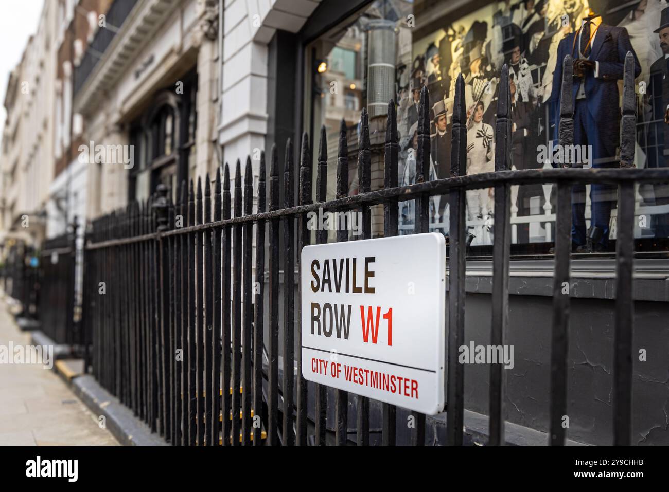 Savile Row sign, London England UK Stock Photo - Alamy