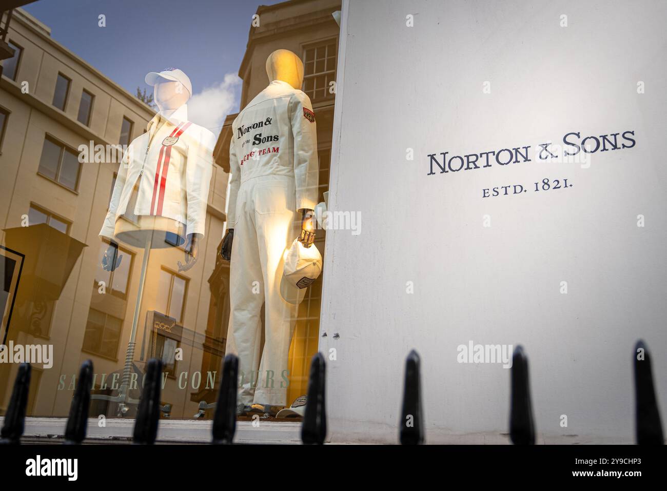 Norton & Sons Savile Row, London England UK Stock Photo - Alamy