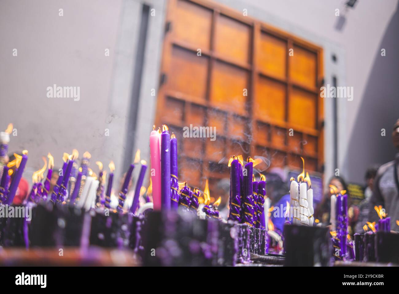 Lamp lit devotee in hi-res stock photography and images - Alamy